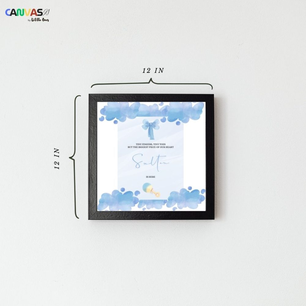 Baby Boy Welcome Frame - Little Ones